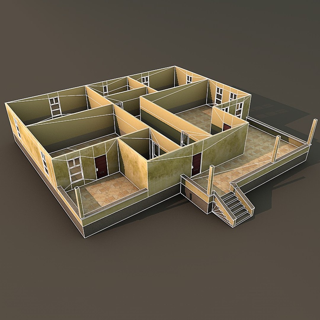 House Interior Building 3d Model