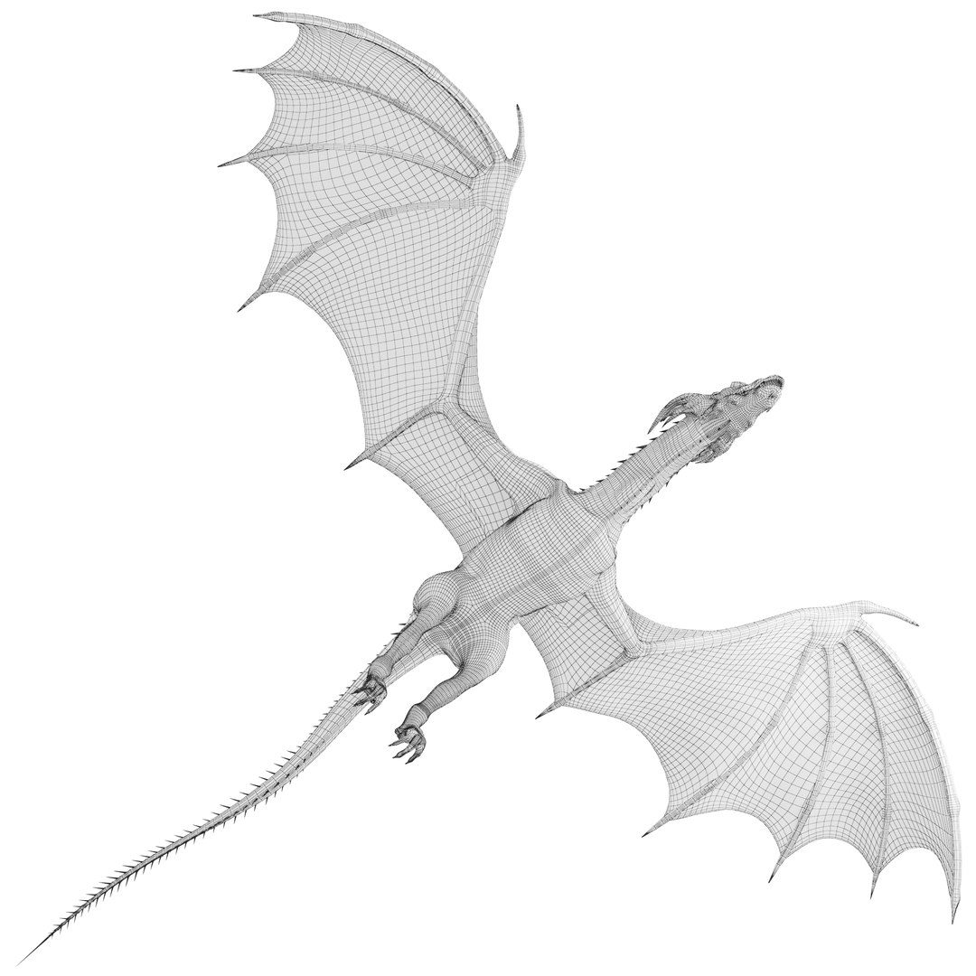 Dragon Model - TurboSquid 1420577