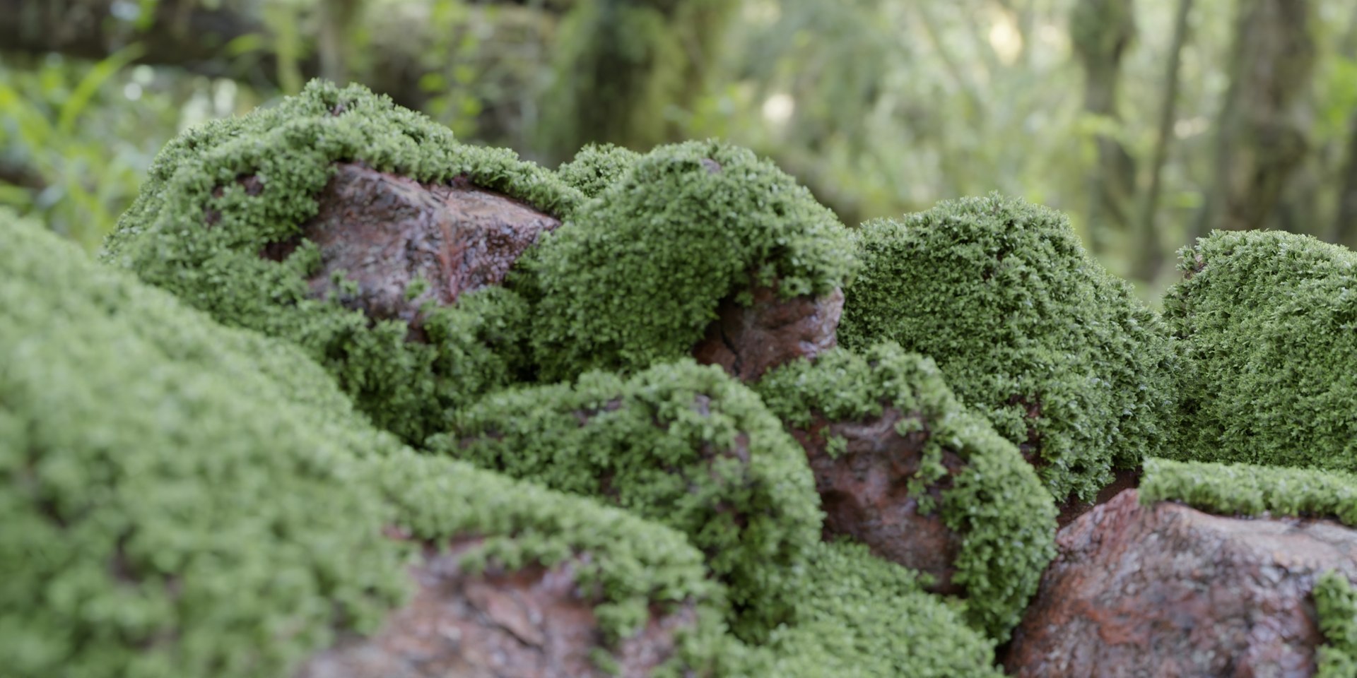 Mossy Rocks Garden Collection Vol 140-Blender 3DModel 3D Model ...