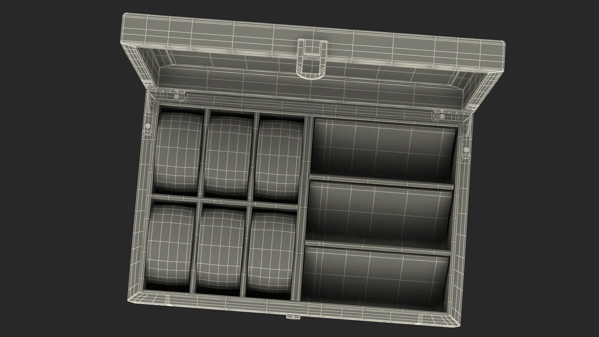 Box For Watches And Glasses 3D Model - TurboSquid 2024602