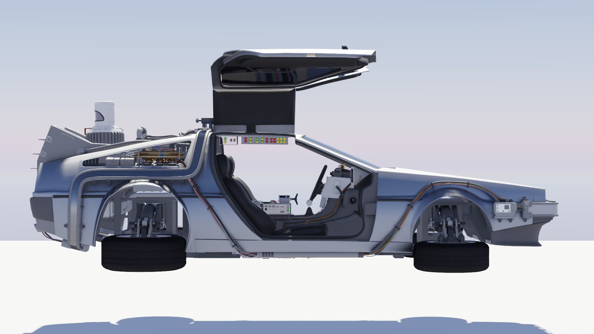 Delorean 3D model - TurboSquid 1668227