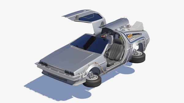 Delorean 3D model - TurboSquid 1668227