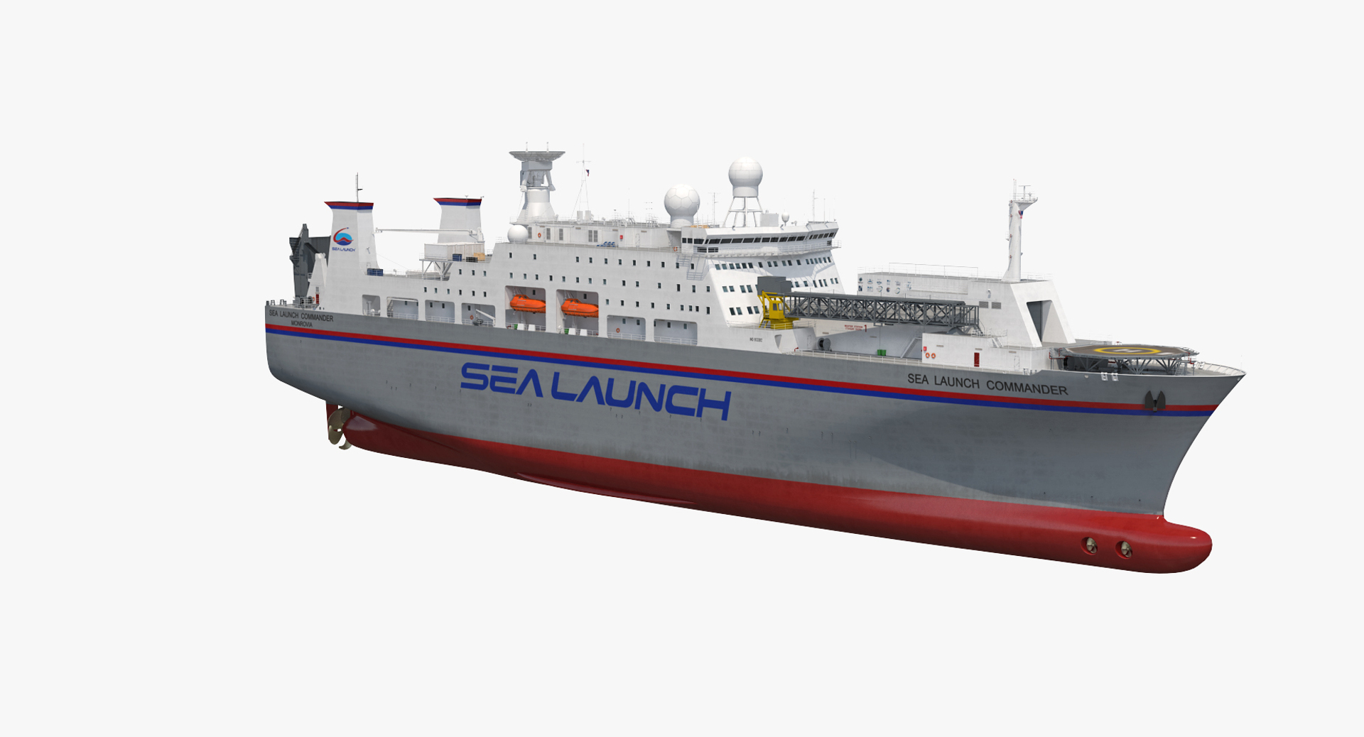 3D command ship sea launch - TurboSquid 1240833