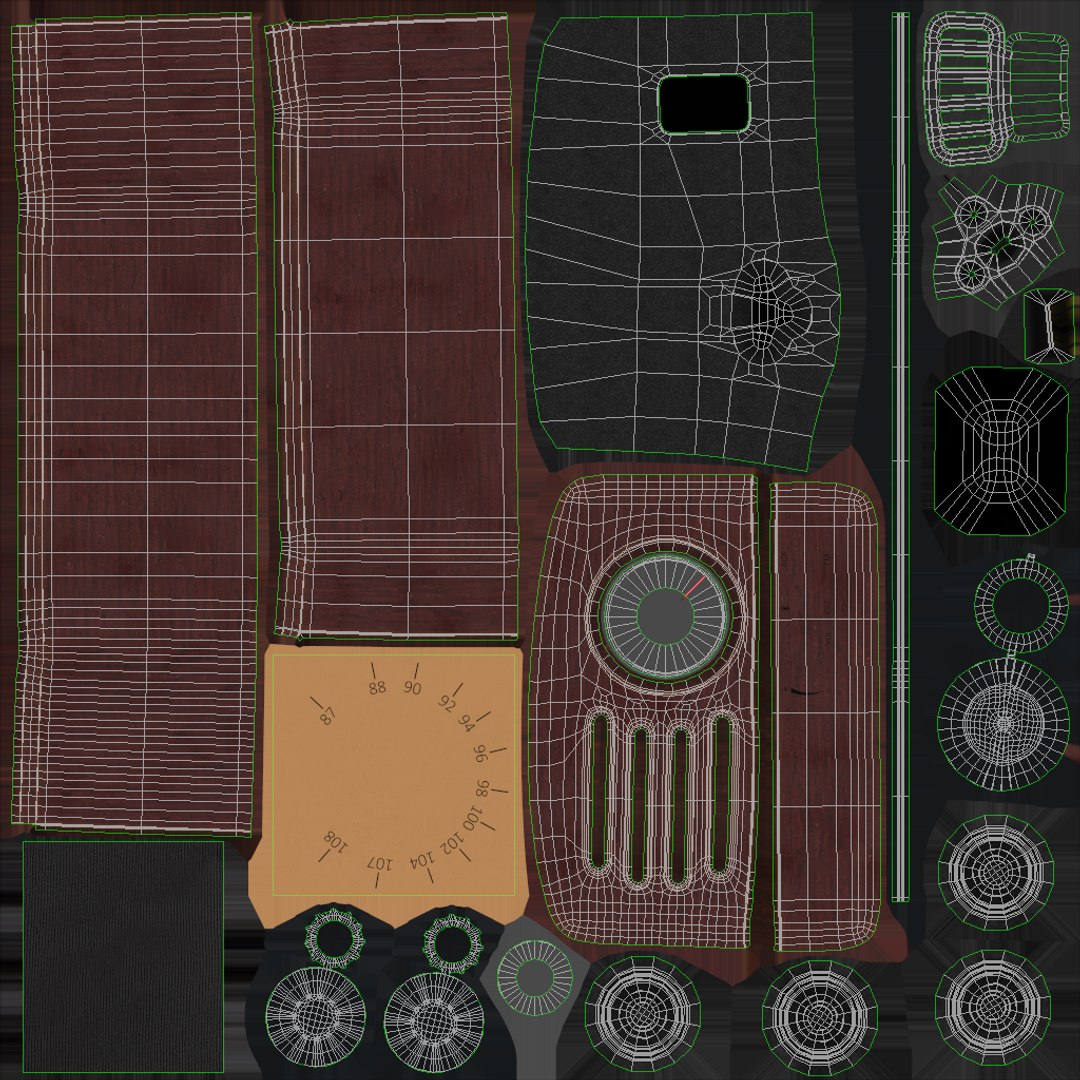 Retro style bluetooth radio 3D - TurboSquid 1299769