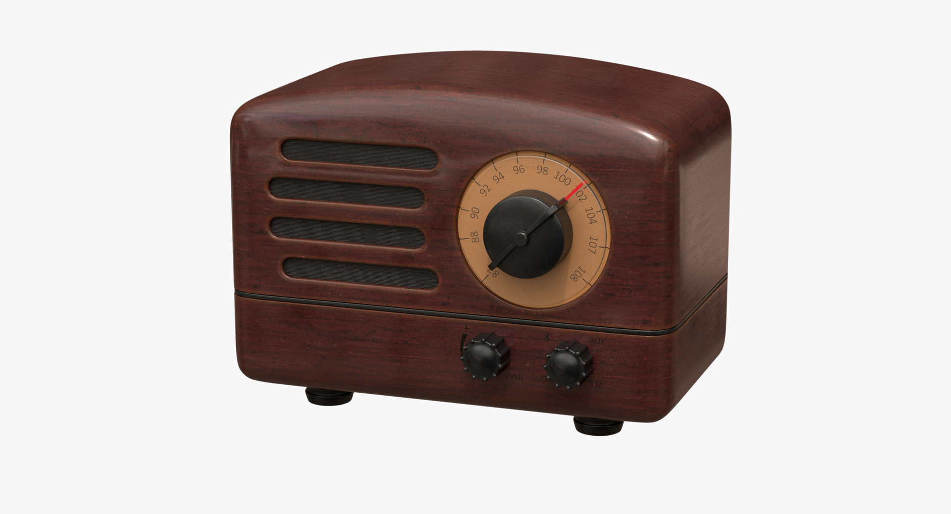 Retro Style Bluetooth Radio 3D - TurboSquid 1299769