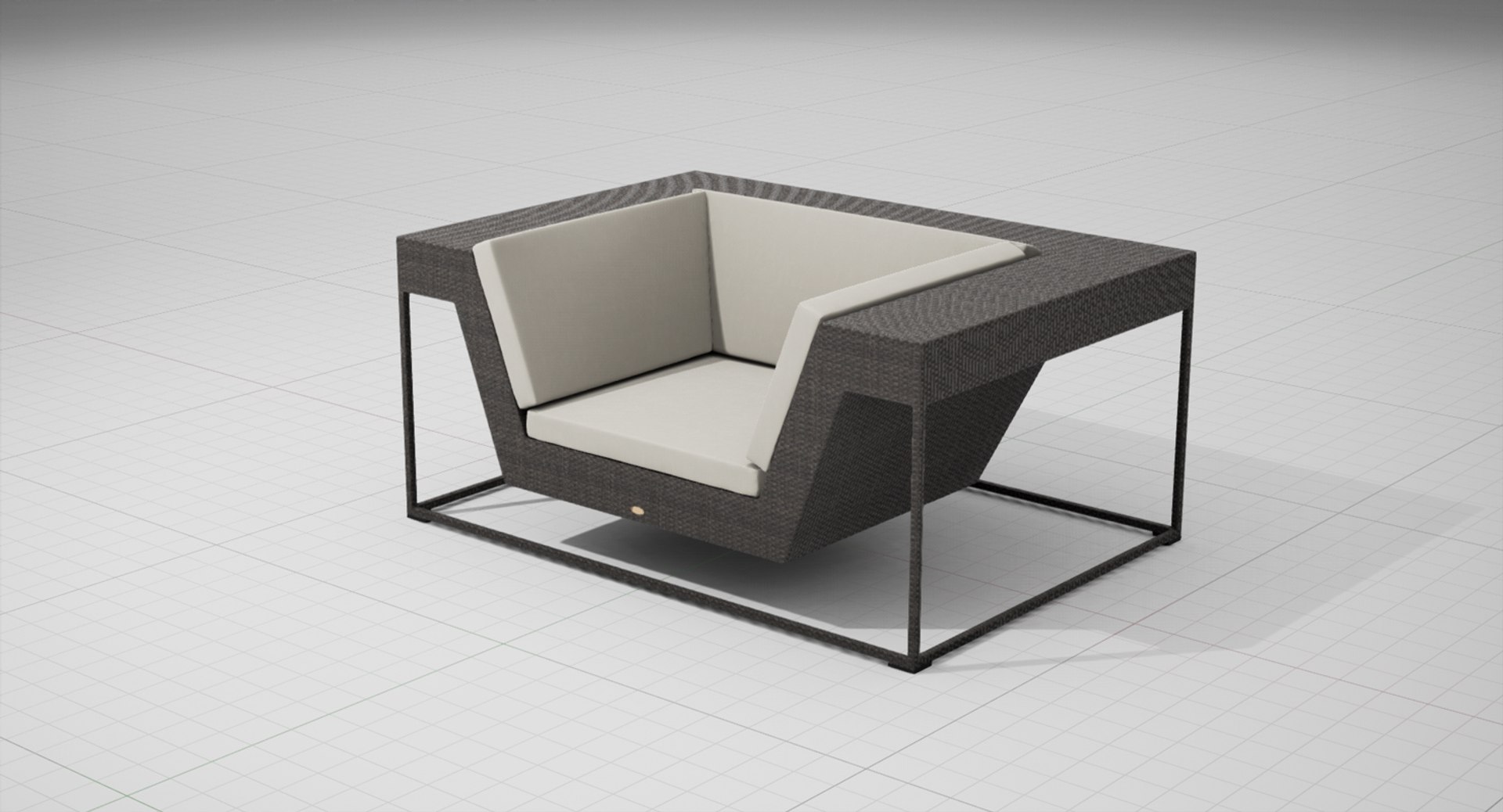 dedon zofa chair ue4 3d x