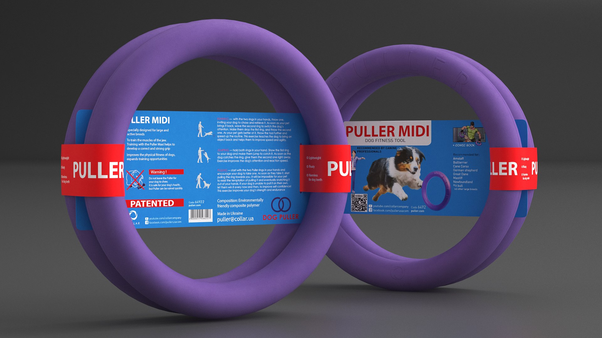 Interactive Dog Toy Puller Midi Package 3D - TurboSquid 2274979