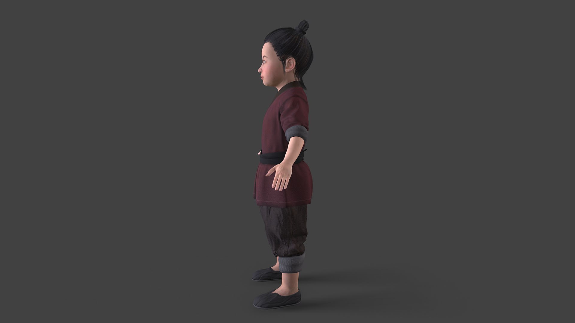 Chinese Children 3D Model - TurboSquid 2213827