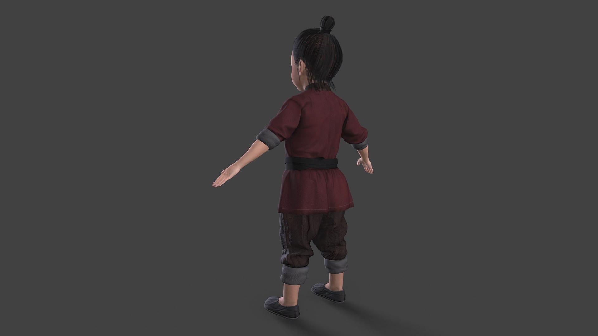 Chinese Children 3D Model - TurboSquid 2213827