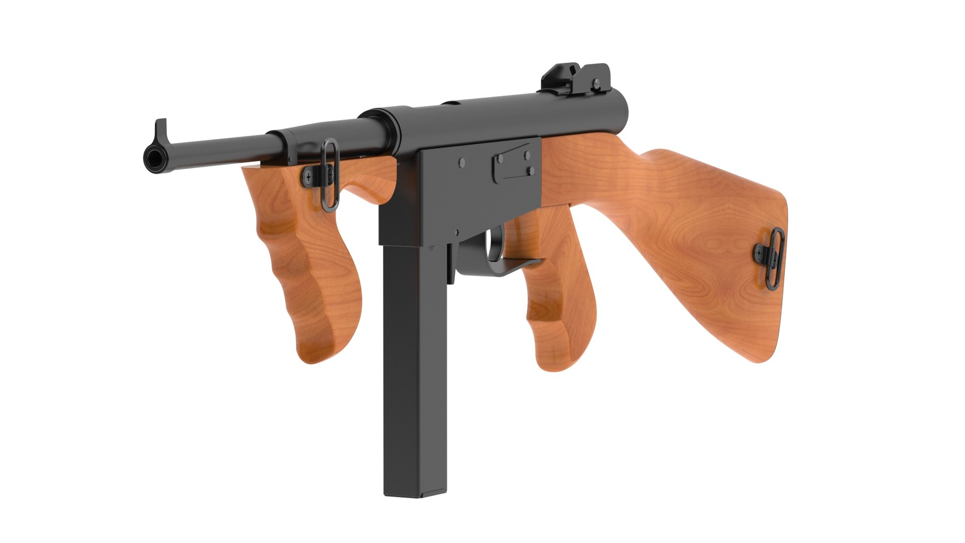 3D Ingram Model 6 Submachine Gun Model - TurboSquid 1993180
