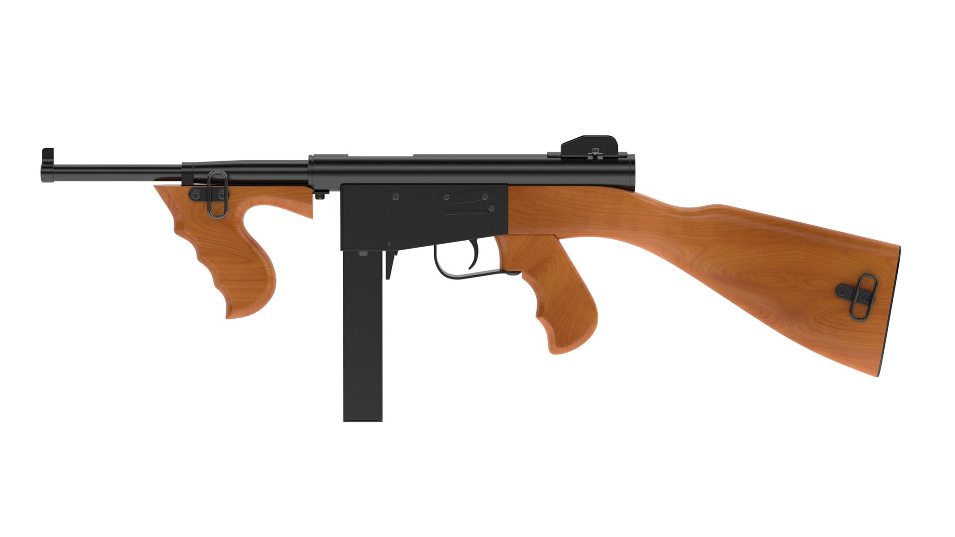 3D Ingram Model 6 Submachine Gun Model - TurboSquid 1993180