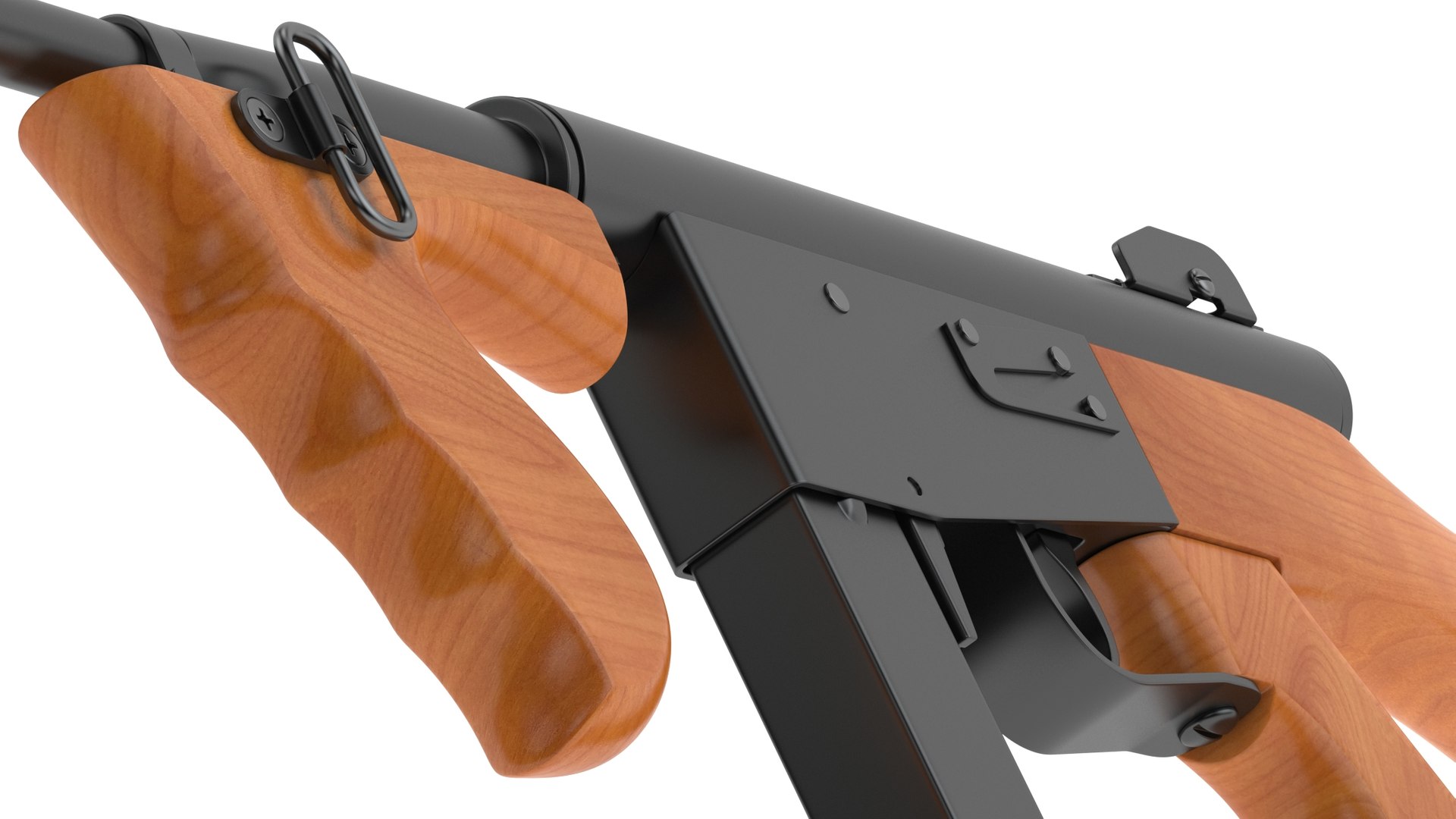 3D Ingram Model 6 Submachine Gun Model - TurboSquid 1993180