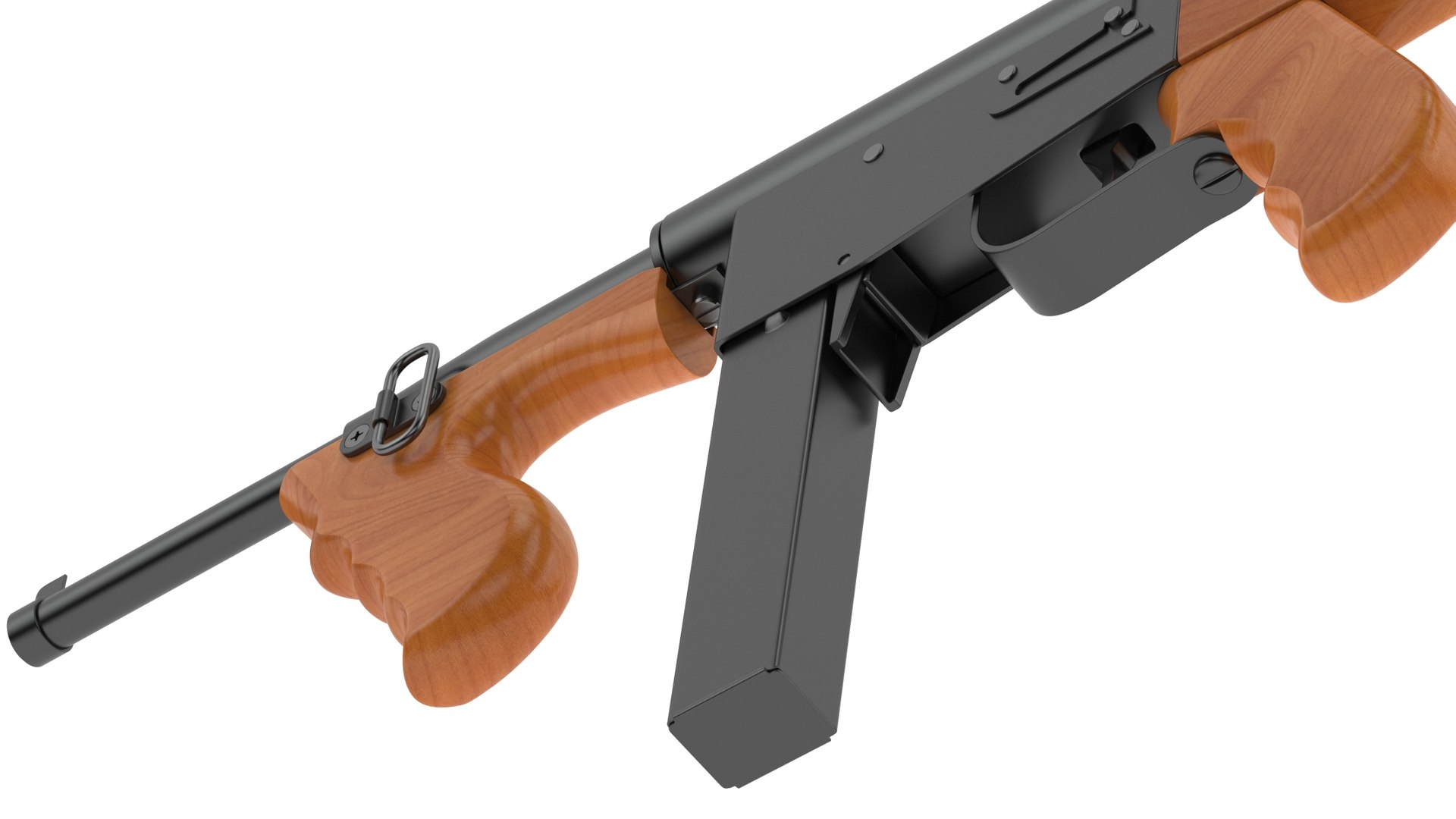 3D Ingram Model 6 Submachine Gun Model - TurboSquid 1993180