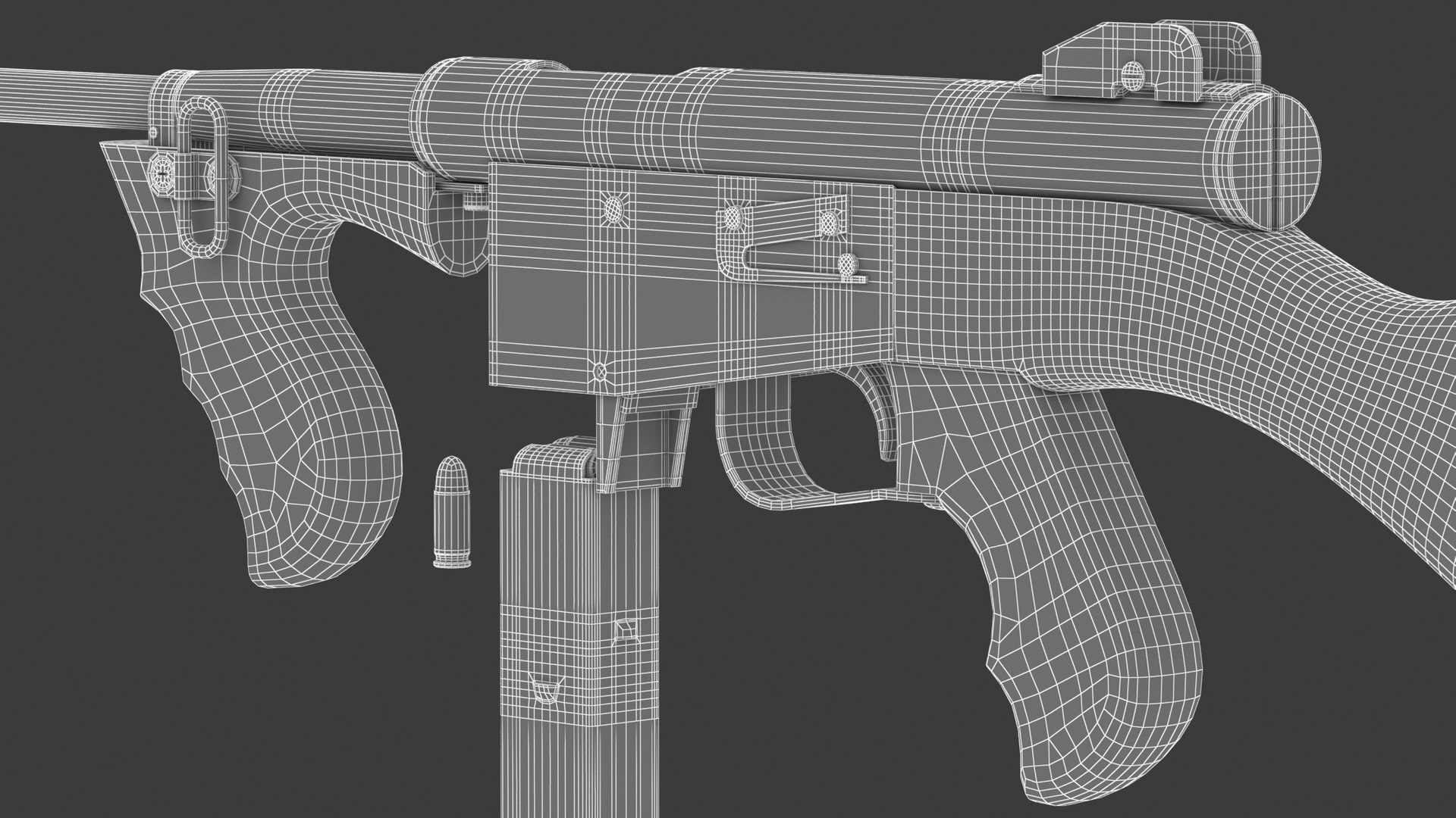 3D Ingram Model 6 Submachine gun model - TurboSquid 1993180