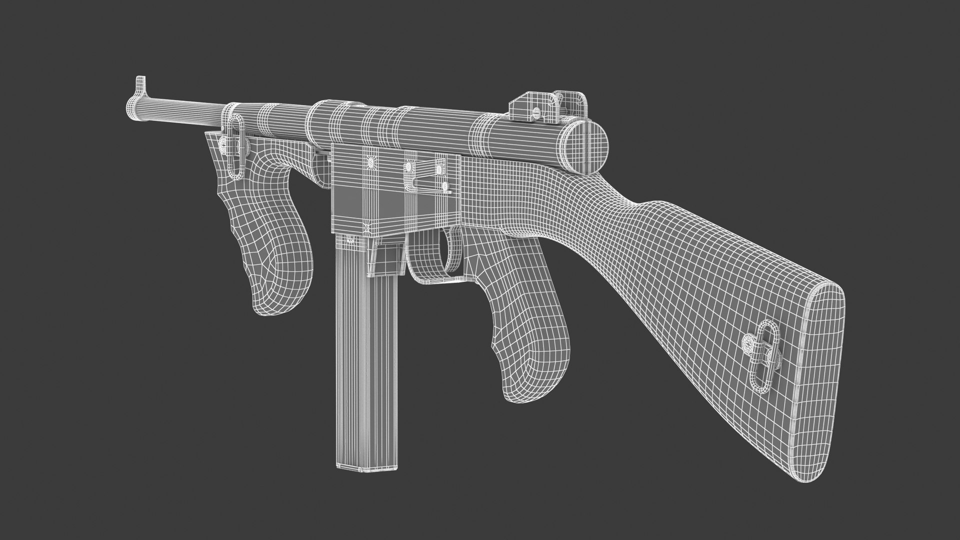 3D Ingram Model 6 Submachine Gun Model - TurboSquid 1993180