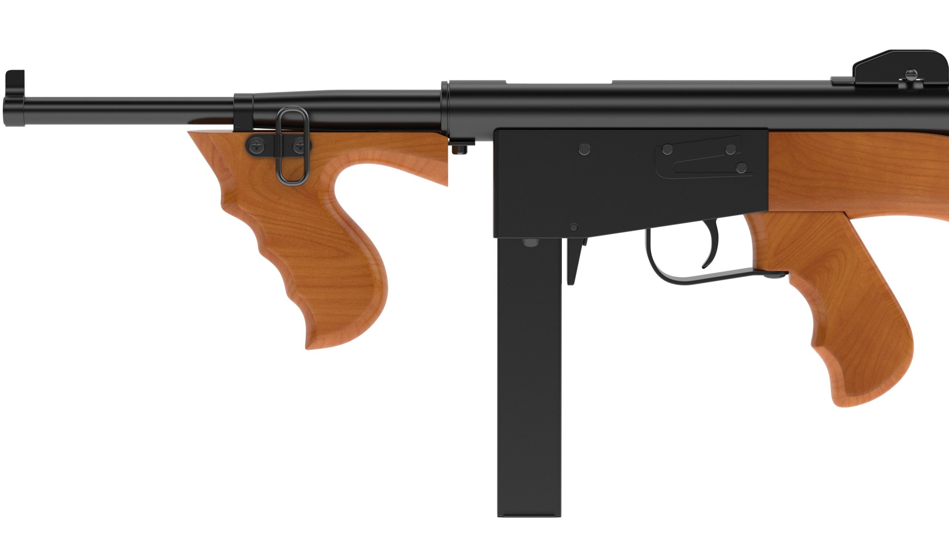 3D Ingram Model 6 Submachine Gun Model - TurboSquid 1993180