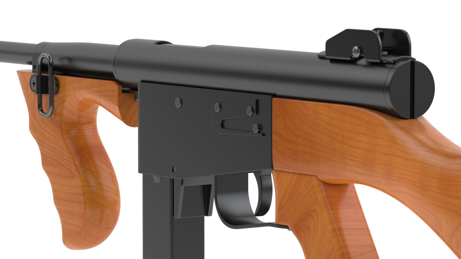 3D Ingram Model 6 Submachine Gun Model - TurboSquid 1993180