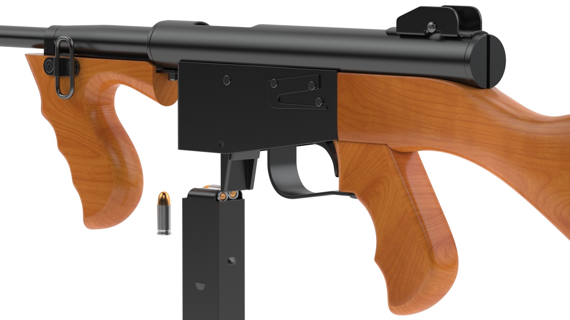 3D Ingram Model 6 Submachine Gun Model - TurboSquid 1993180
