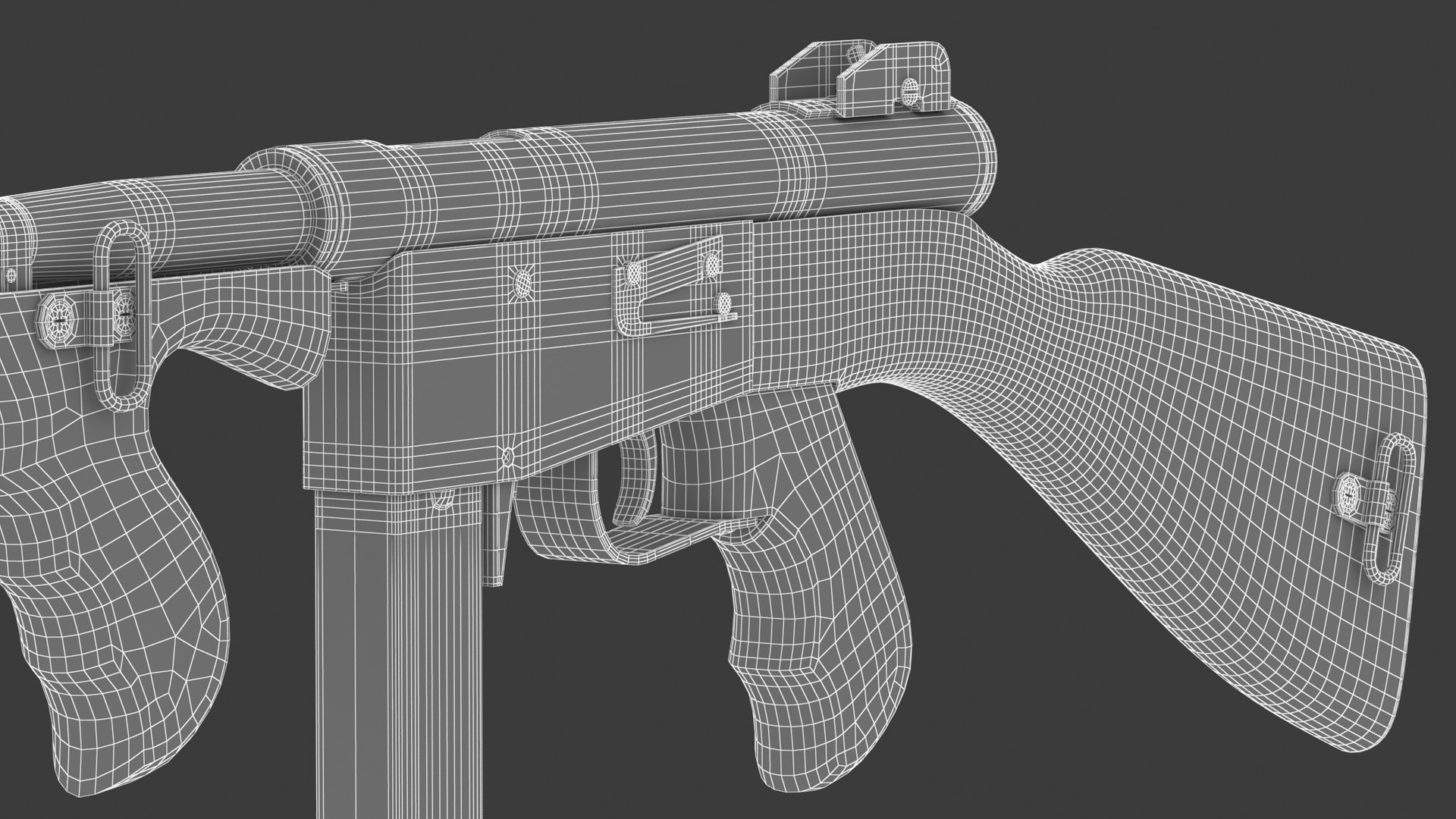 3D Ingram Model 6 Submachine Gun Model - TurboSquid 1993180