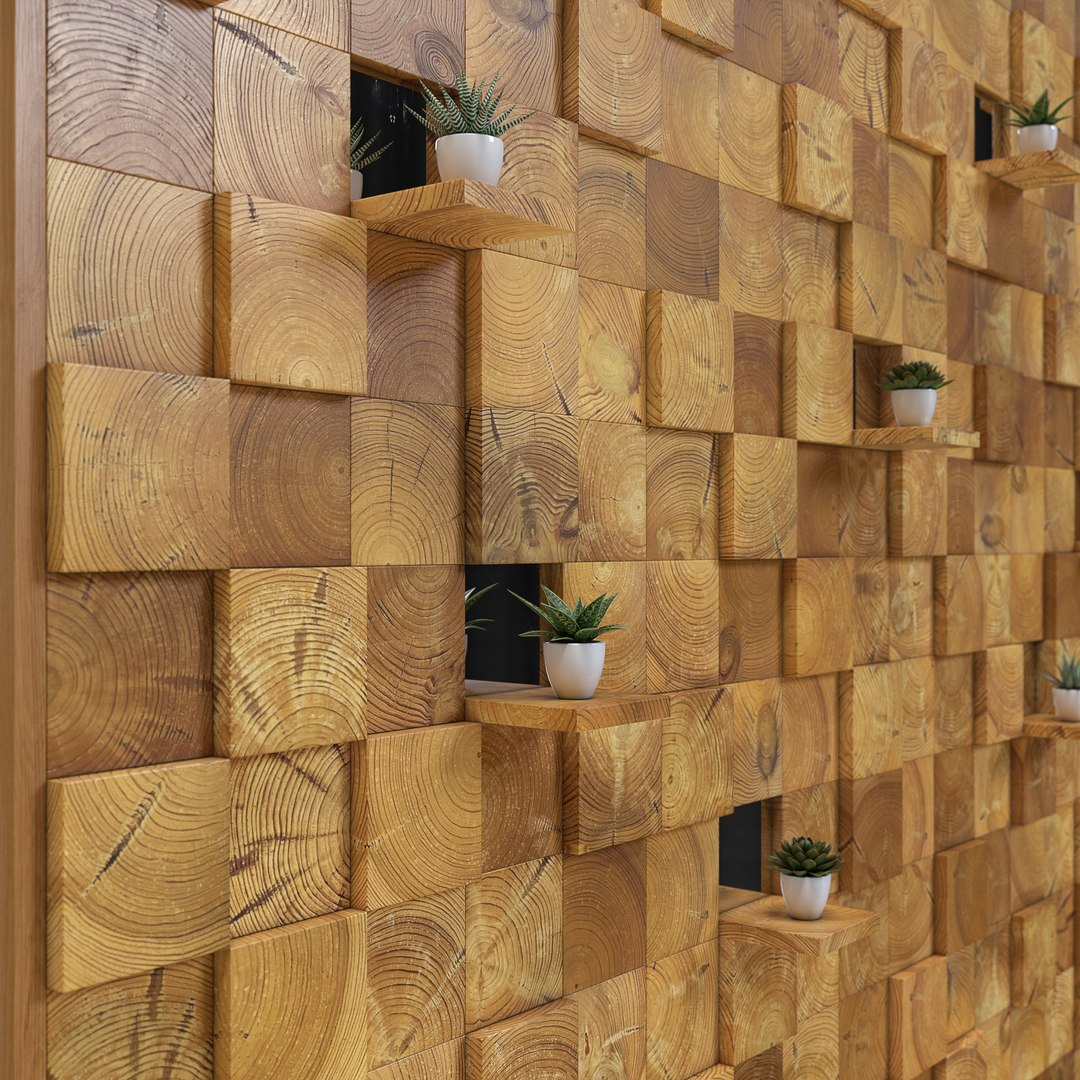 3D Wood Panel Model - TurboSquid 1993045