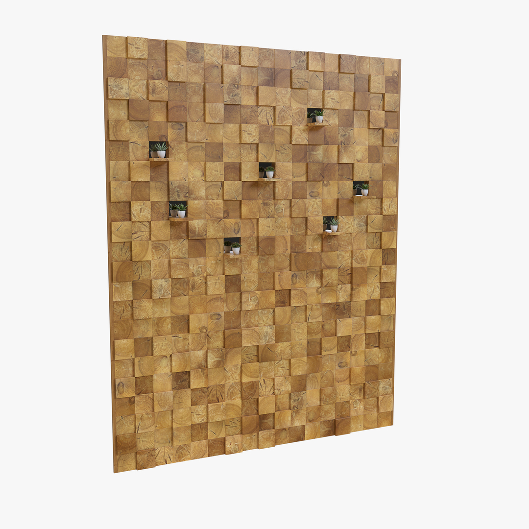 3D Wood Panel Model - TurboSquid 1993045