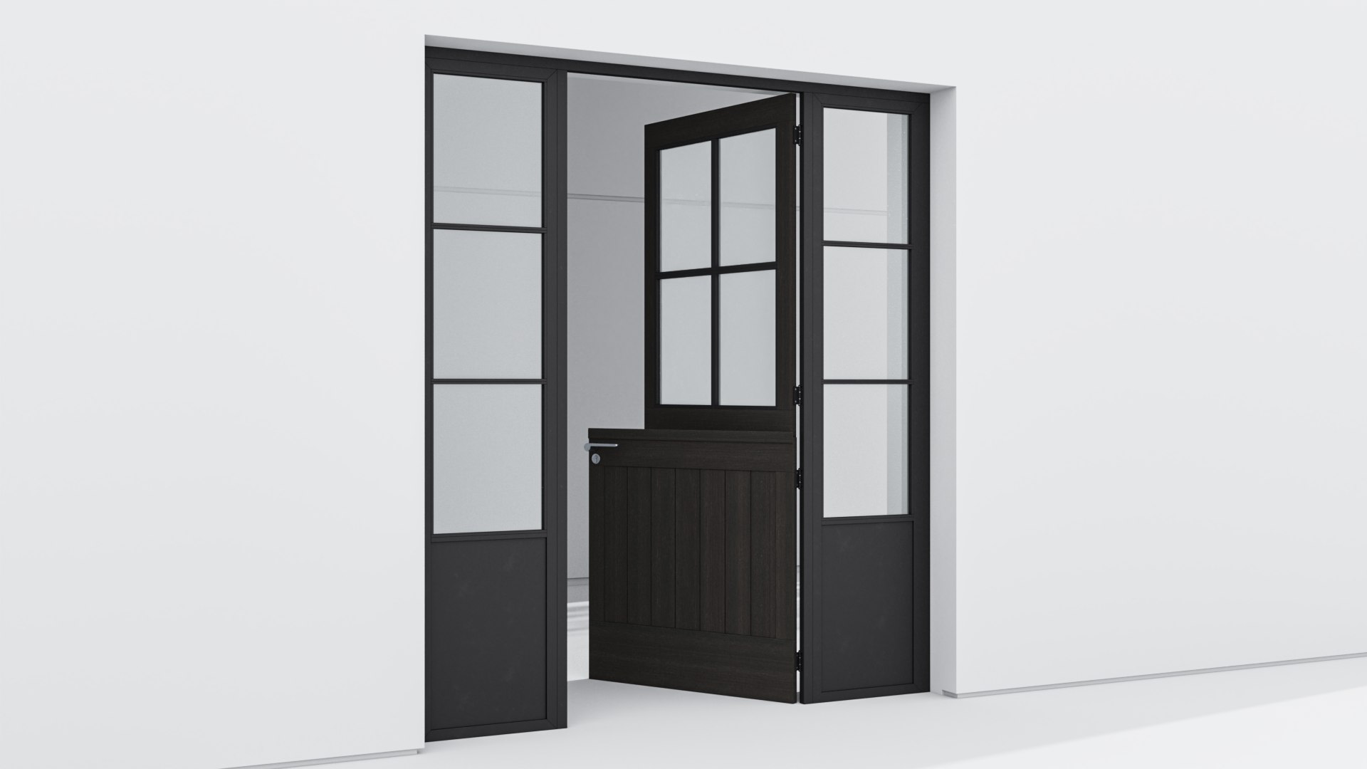3D Aluminium Door 163 Model - TurboSquid 2034062