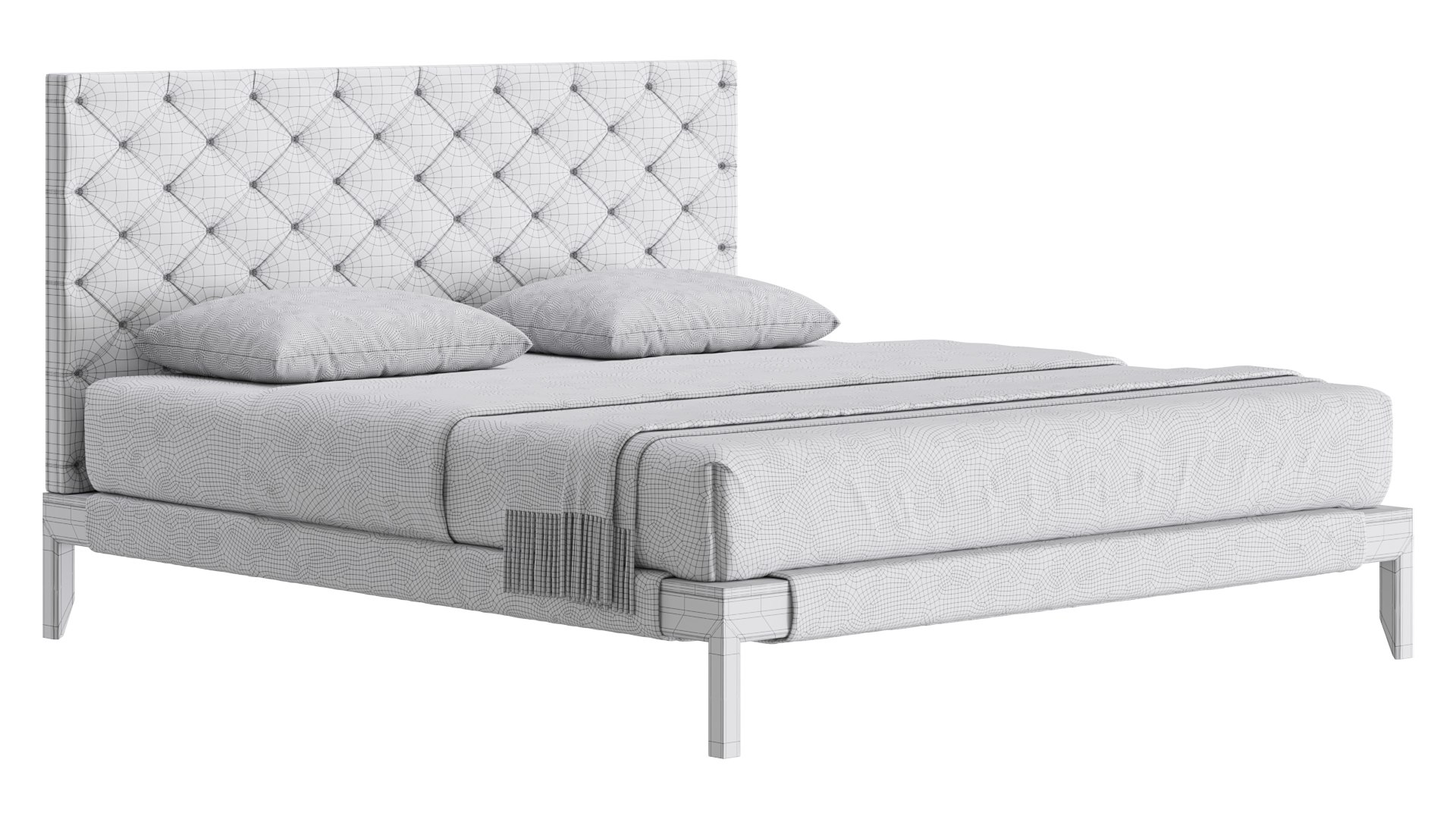 Cortina Bed 3D Model - TurboSquid 2191808