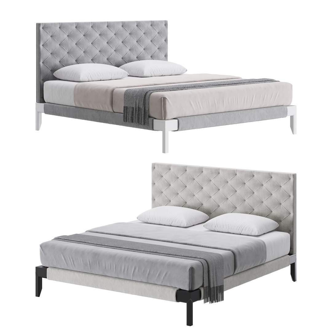 Cortina Bed 3D Model - TurboSquid 2191808