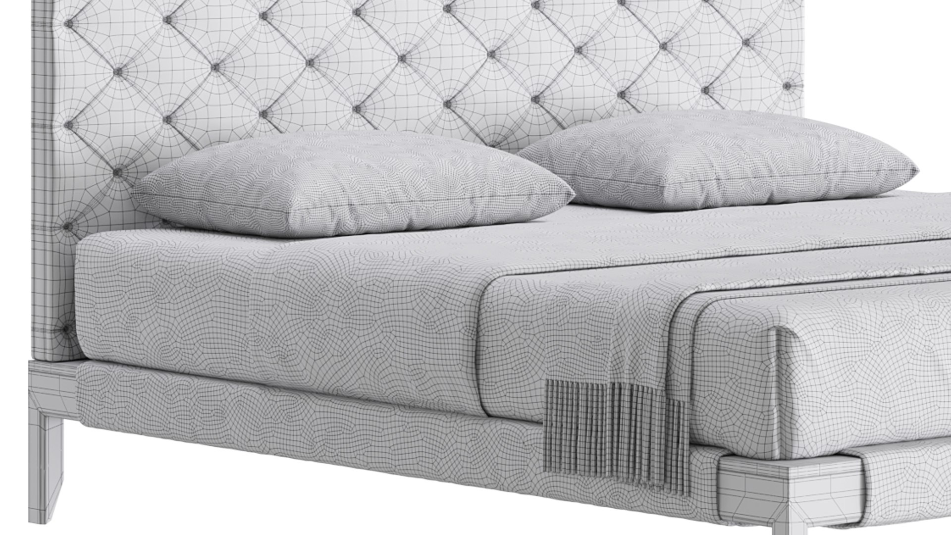 Cortina Bed 3D Model - TurboSquid 2191808