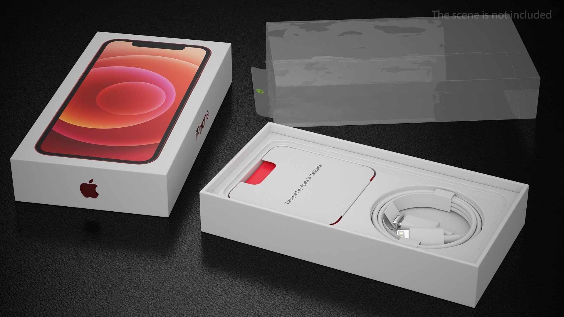 12 Box Product Red Model - TurboSquid 1693756