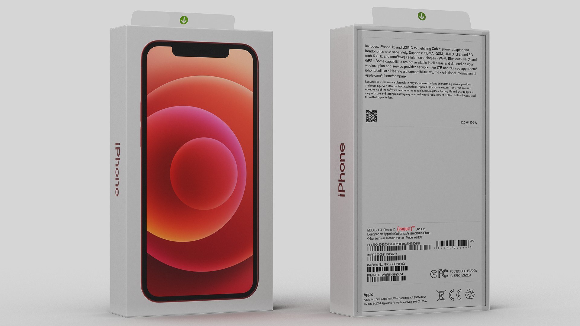 12 Box Product Red Model - TurboSquid 1693756