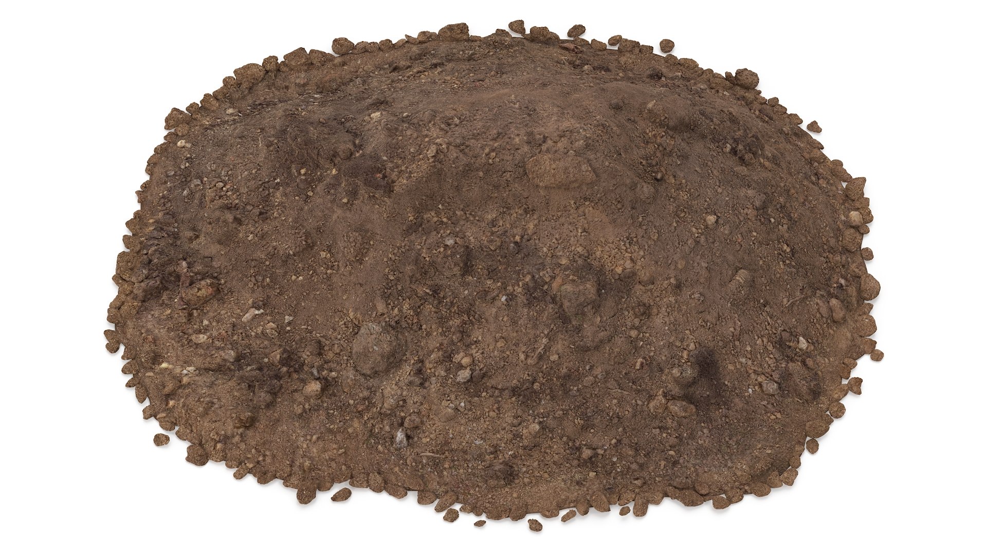3D Model Pile Of Soil - TurboSquid 2373985