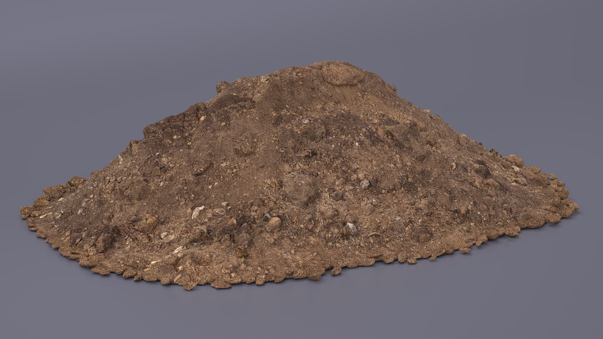 3D Model Pile Of Soil - TurboSquid 2373985