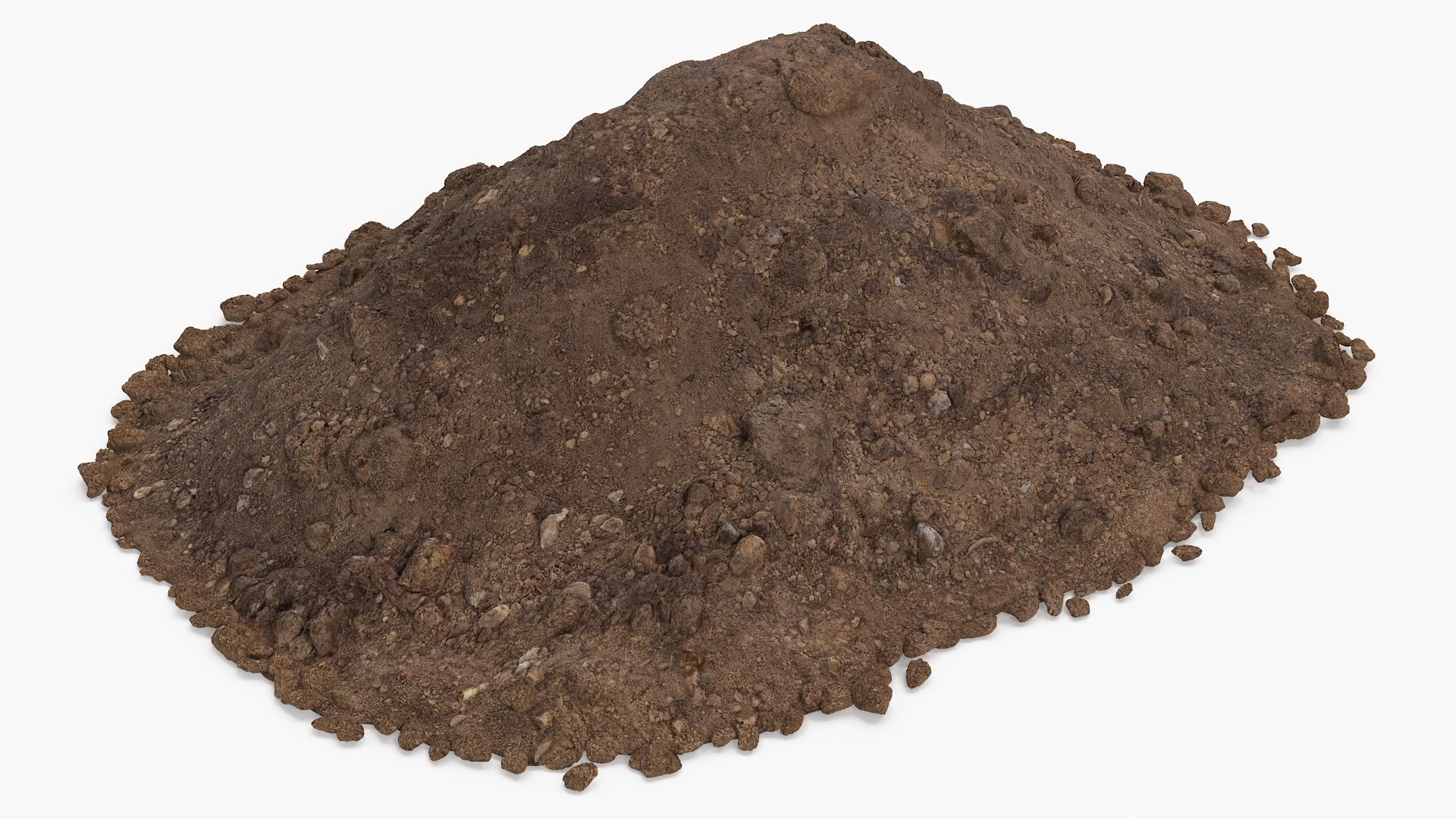 3D Model Pile Of Soil - TurboSquid 2373985