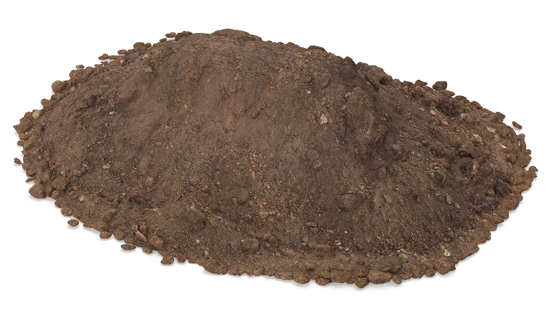 3D Model Pile Of Soil - TurboSquid 2373985