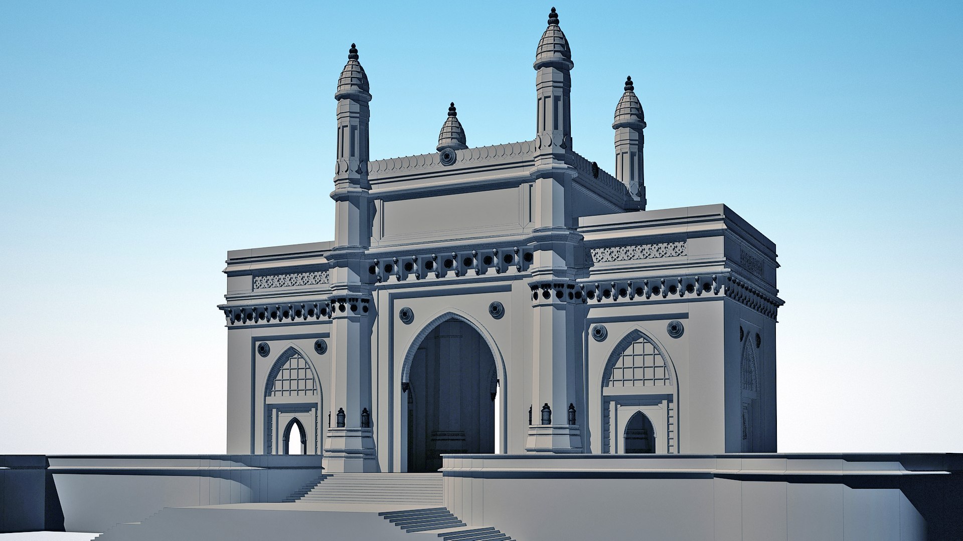 3D india gate - TurboSquid 1664837