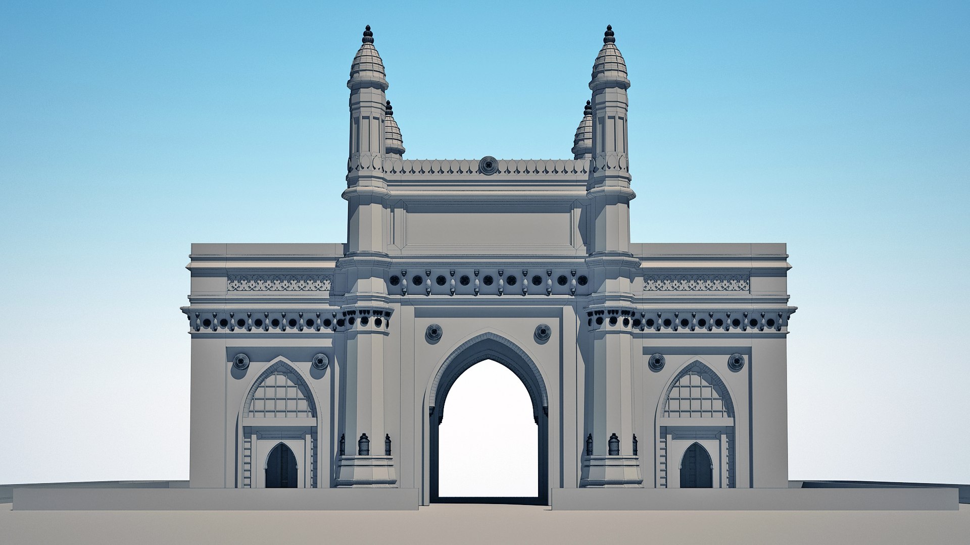 3D india gate - TurboSquid 1664837