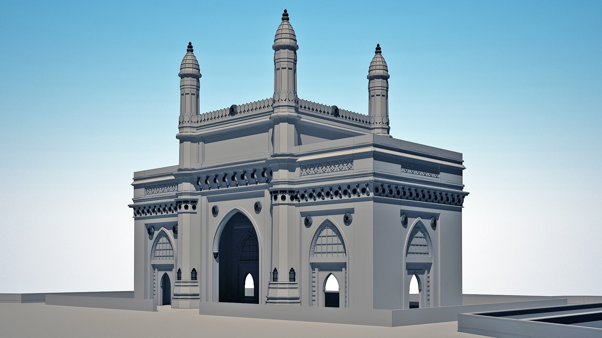3D india gate - TurboSquid 1664837