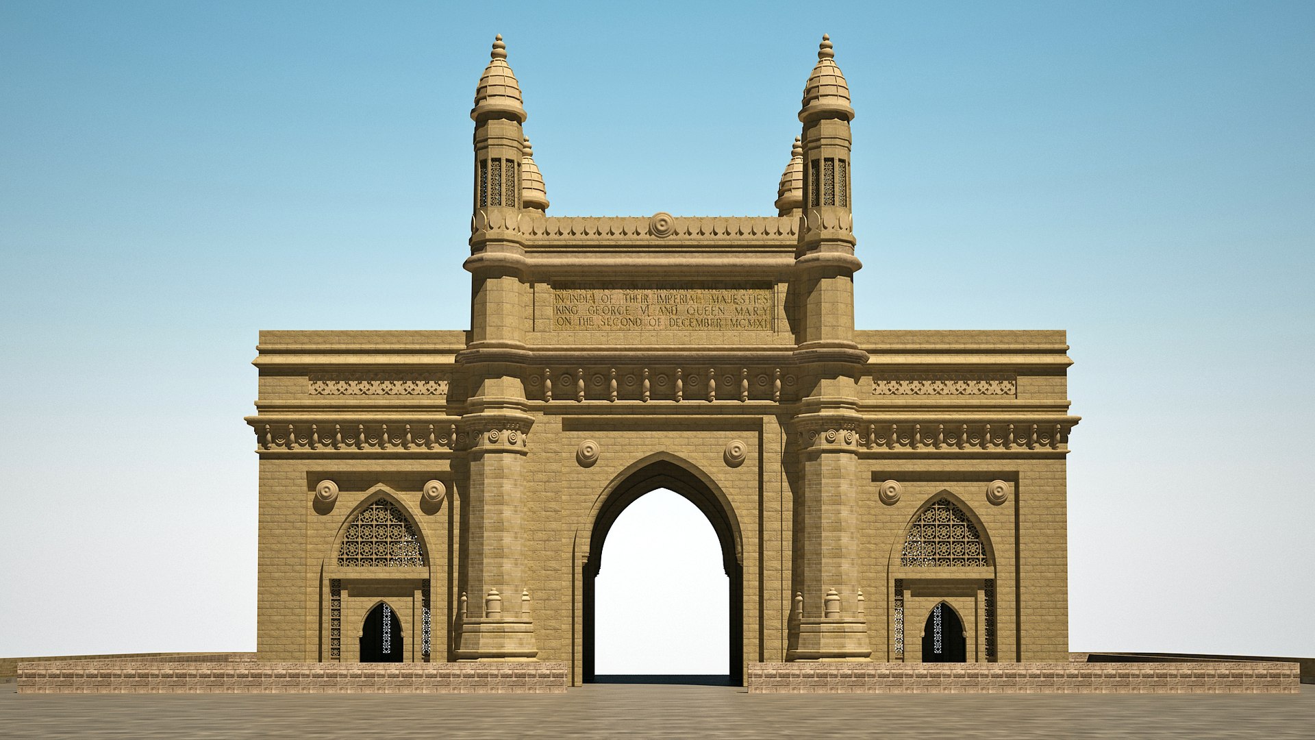3D india gate - TurboSquid 1664837