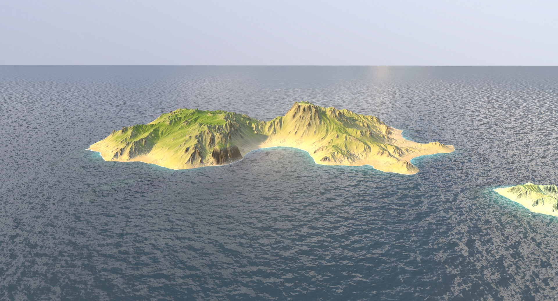 Tropical island 3D | 1147282 | TurboSquid