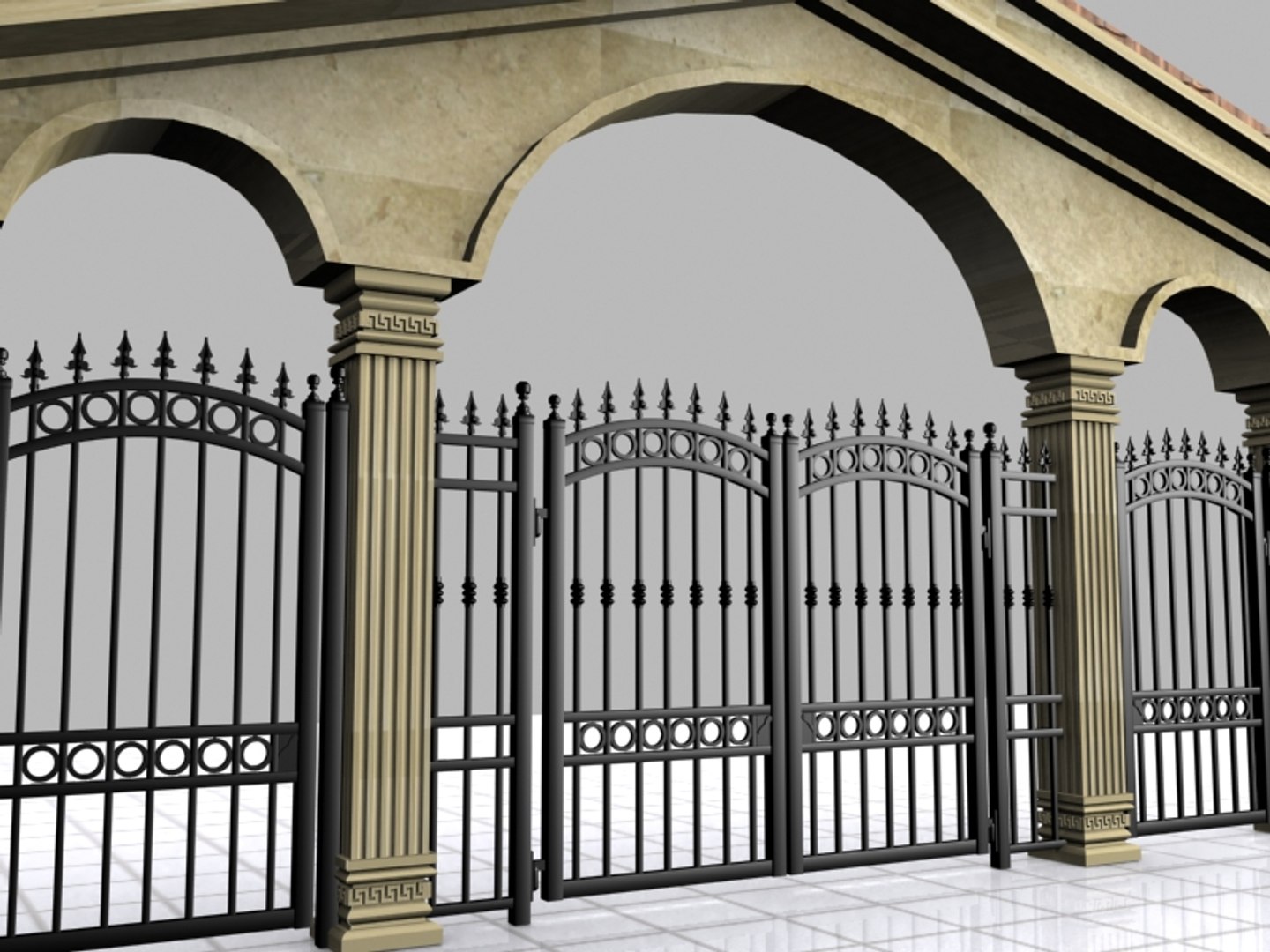 Max Wrought Iron Gate