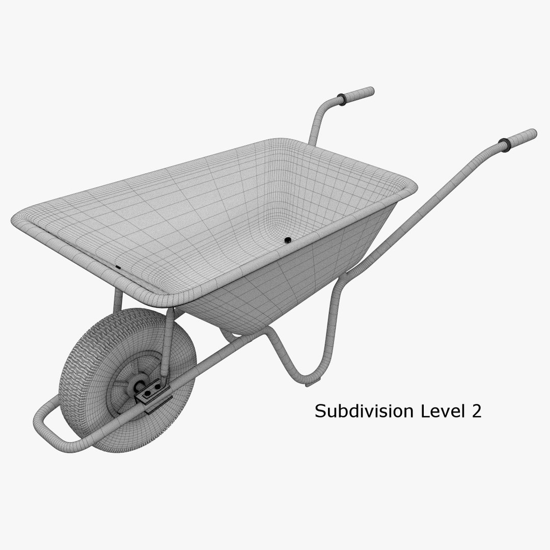 3d Model Wheelbarrow