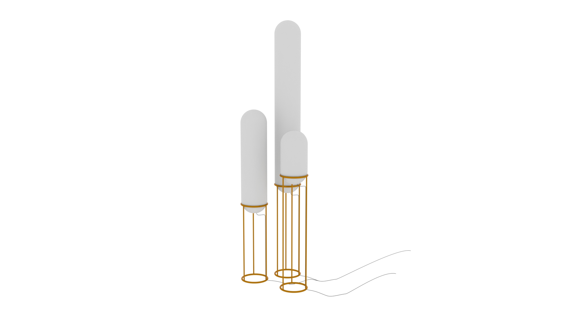 3D tubular Lamps - TurboSquid 2032071