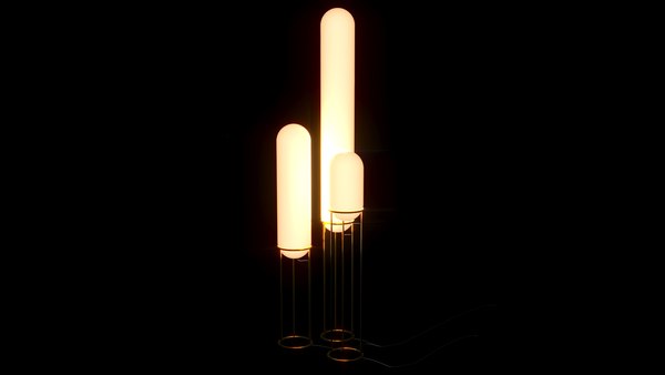 3D tubular Lamps - TurboSquid 2032071