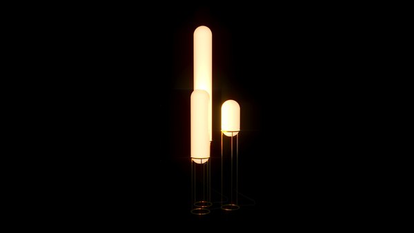 3D tubular Lamps - TurboSquid 2032071