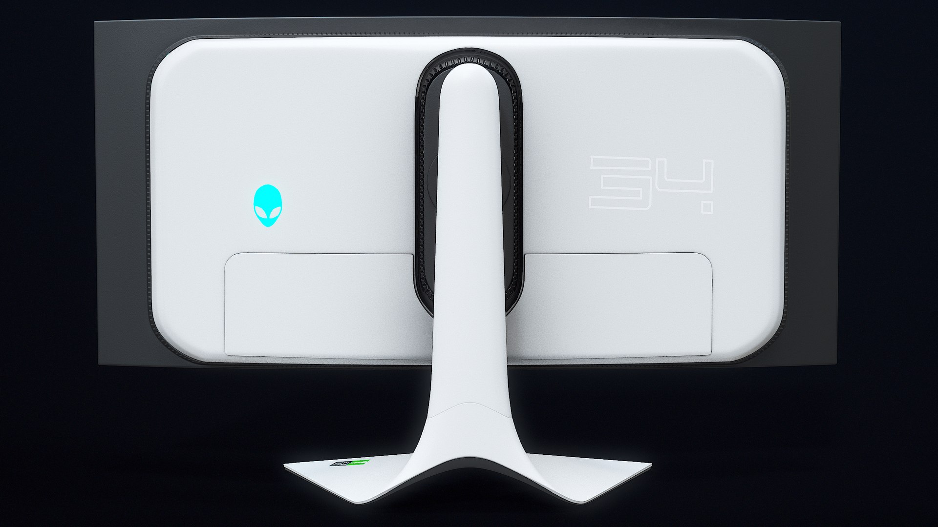 Alienware Gaming Monitor PBR 3D Model - TurboSquid 1947687