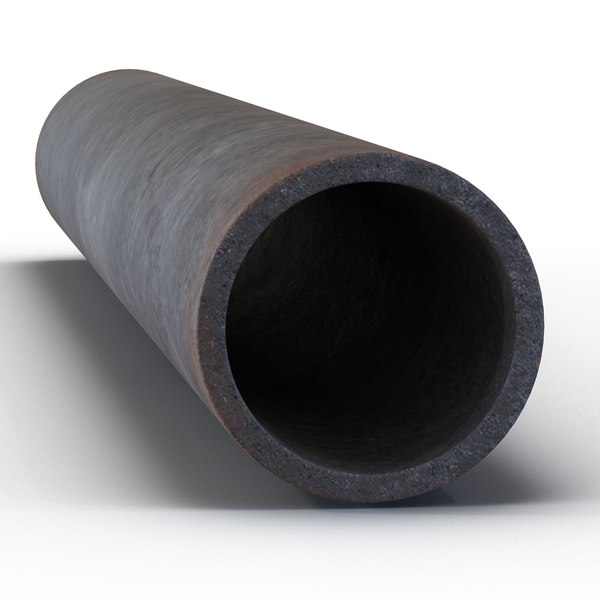 iron pipe modeled 3d model