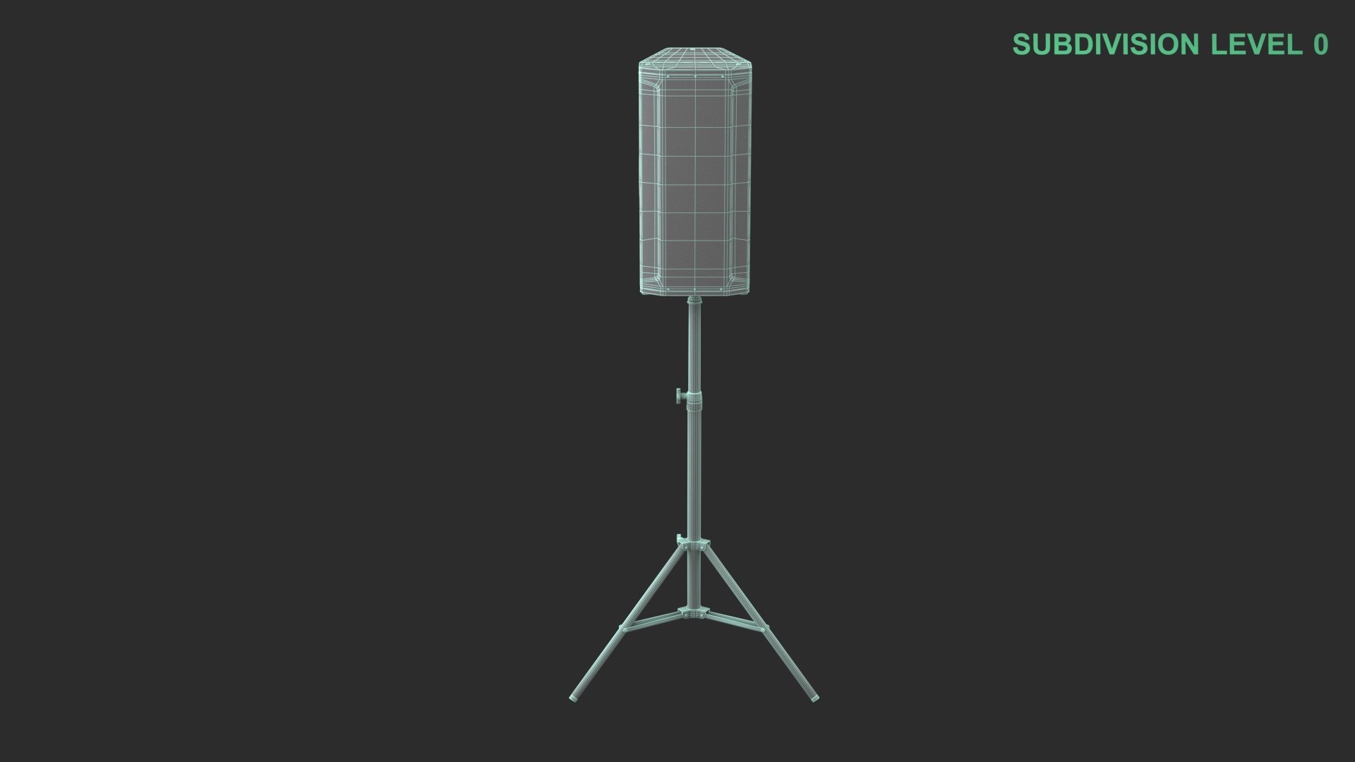 Speaker On A Stand 3D - TurboSquid 2412577