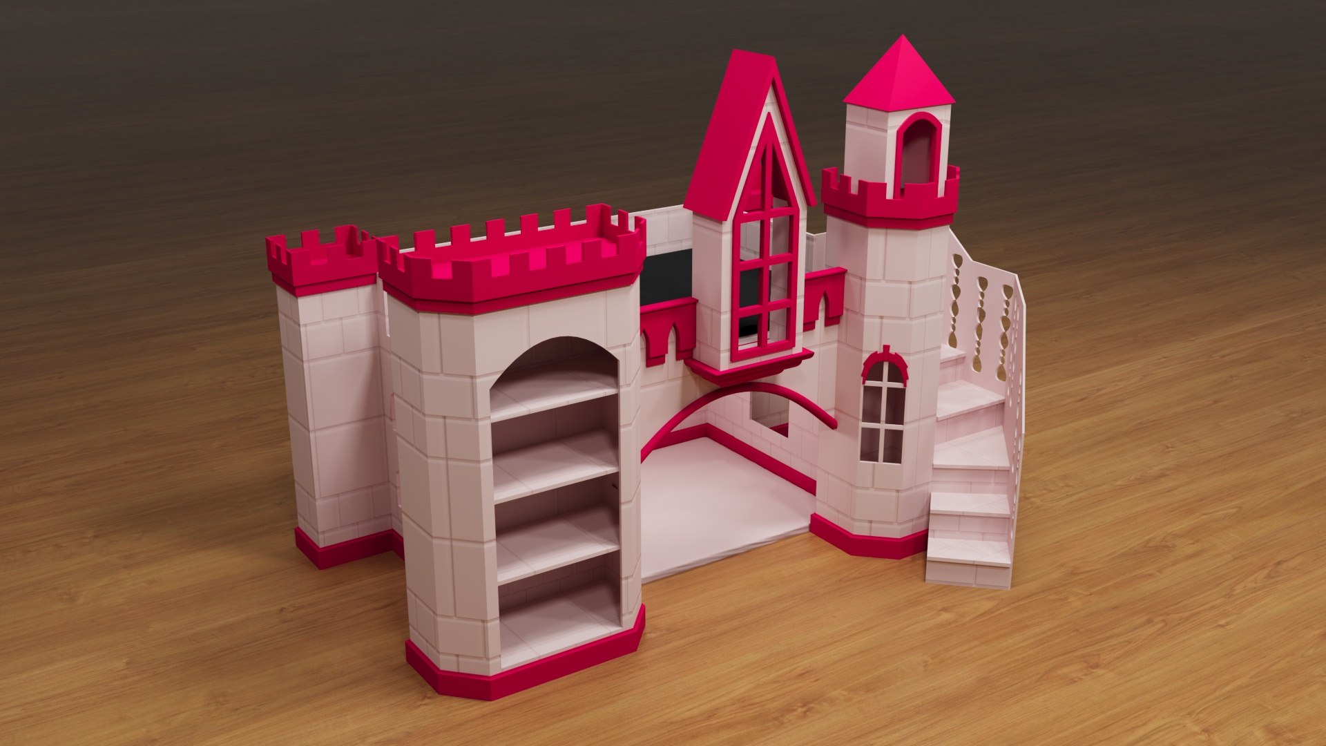 Castle Low Poly Model - TurboSquid 2207988