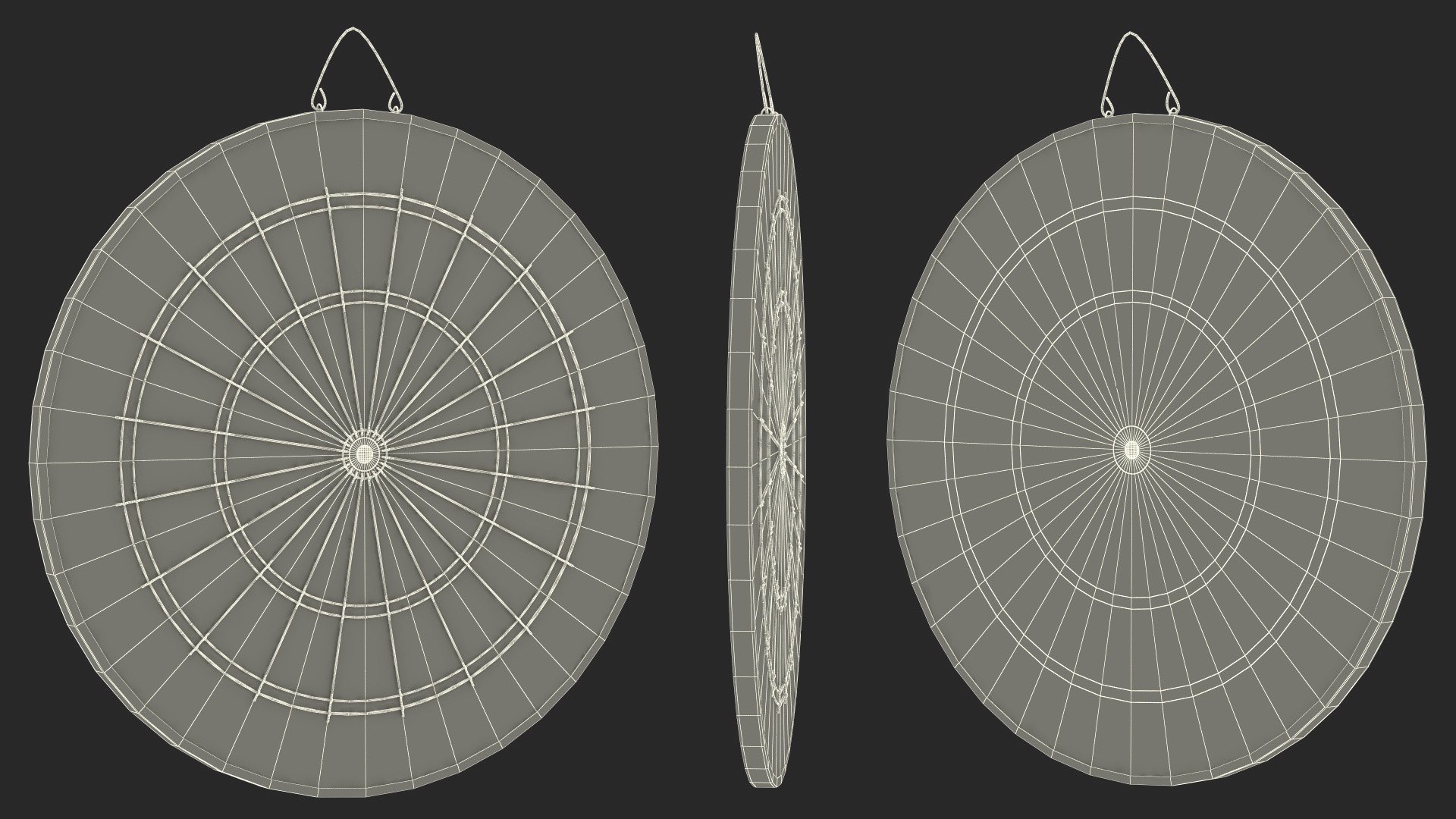 3D Round Dart Board Model - TurboSquid 2174360